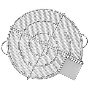 TOPINCN Cold Smoke Generator for BBQ Grill Round Food Grade Stainless Steel BBQ Salmon Meat Burn Smoker Generator