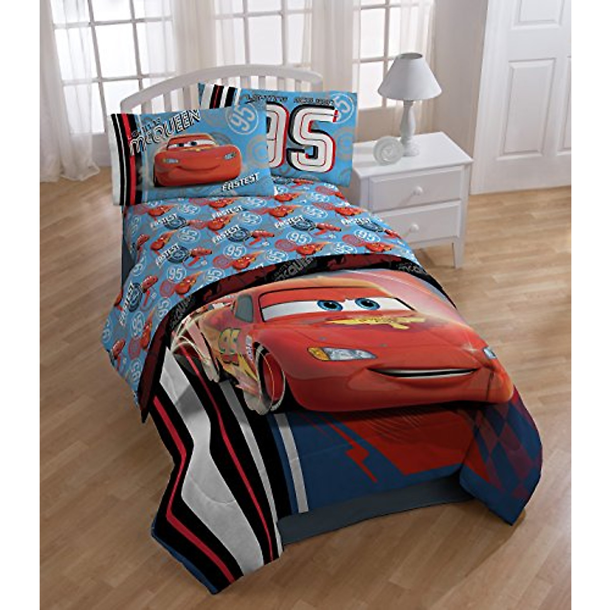Jay Franco Disney Pixar Cars Twin Sheet Set, Classic