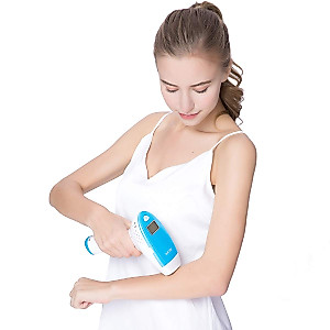 T1 Face and Body Hair Removal System - Painless IPL Hair Removal Device for Women & Man - Cooling Gel is Not Required - FDA cleared - Home Use IPL Hair Remover