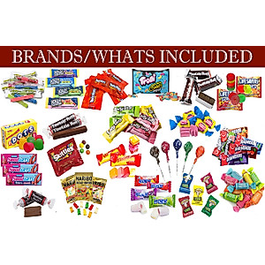 Assorted Classic Candy - Huge PARTY MIX Bulk BOX! 11.25 lbs / 180 oz Classic Individually Wrapped Candies of All Time America's Most Favorite Assorted Candies over 430 pieces