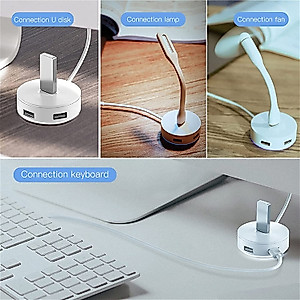 USB 3.0 4-Port USB Hub 5gbps Adapter USB Type C Hub Computer Pc for MacBook Huawei Type C USB 3.0 Hub (Type C,Black) (Type C,Black)