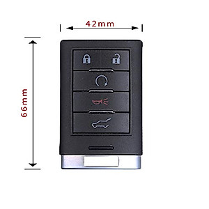 Keyless Entry Remote Control Car Key Fob for Cadillac ATS XTS ELR SRX NBG009768T ID46 315MHz 2010 2011 2012 2013 2014 2015