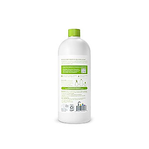 Babyganics Foaming Dish & Bottle Soap, Fragrance Free, Plant-Derived Cleaning Power, Removes Dried Milk, 32 Fl Oz (Pack of 2), Packaging May Vary