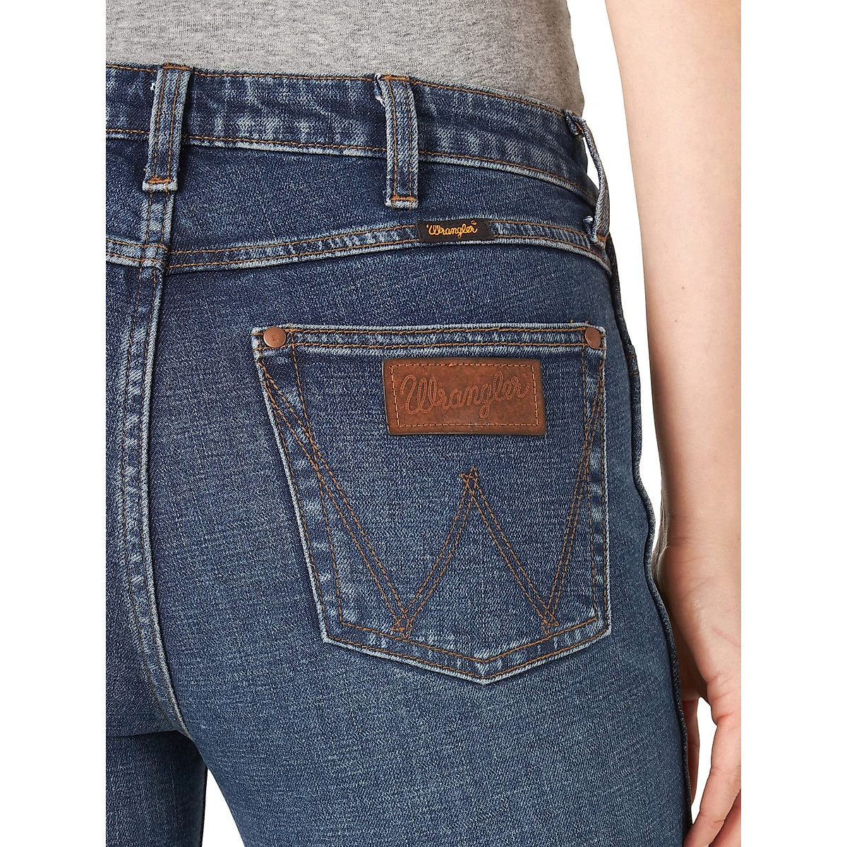 Wrangler Women's Retro High Rise Trumpet Flare, Paige, 25W x 34L