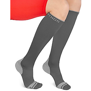 Sparthos Compression Socks (20-30mmHg) Bundle of 3 [Size Large/XL] - Steel Gray + Mountain Brown + Midnight Black