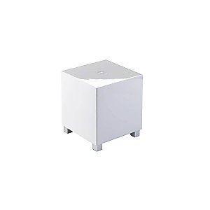 REL Acoustics Tzero MKIII Subwoofer, 6.5 Inch Down-Firing Driver, High Gloss White.