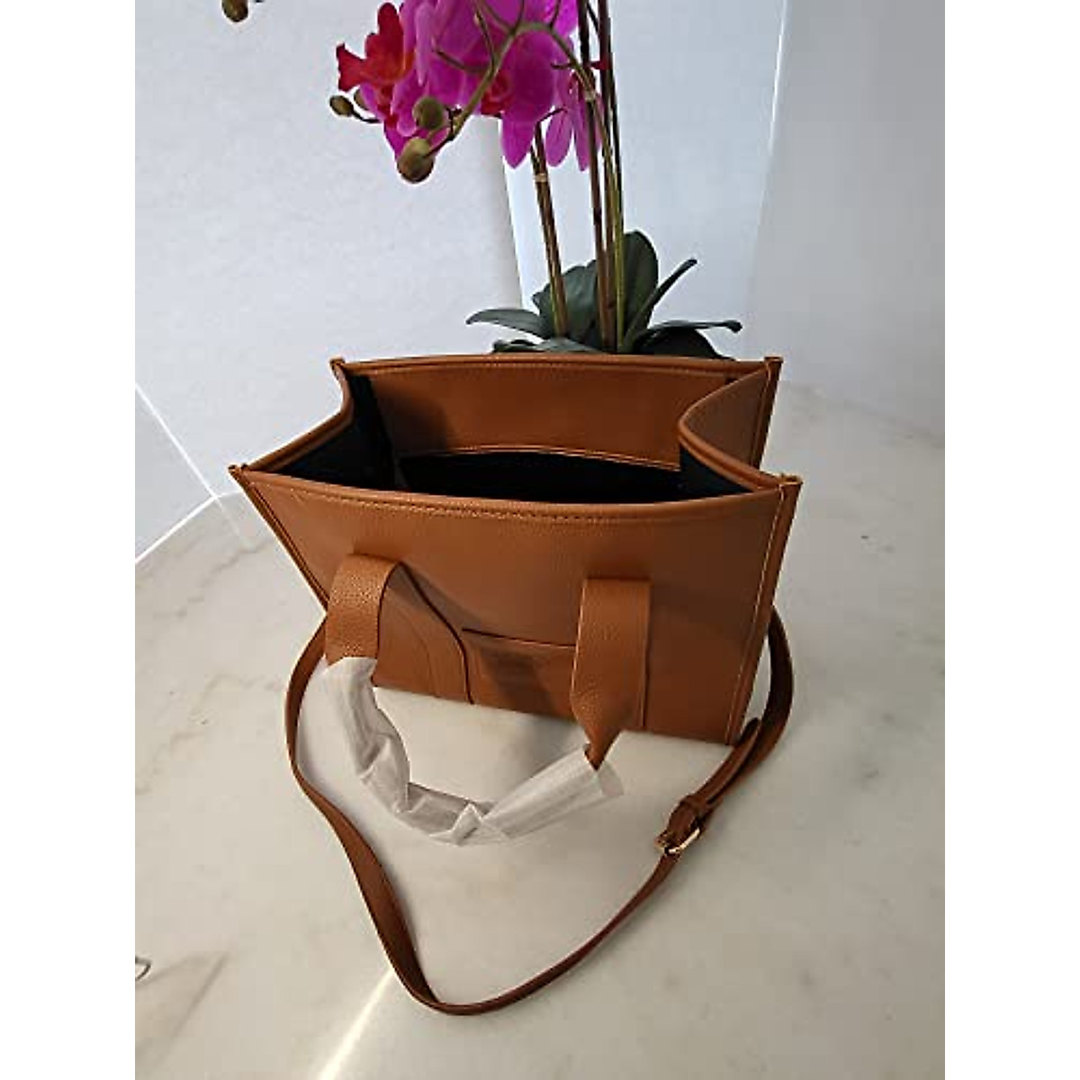 The Tote Bag for Women Beige Leather (Beige)