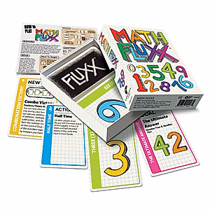 Looney Labs Math Fluxx Card Game - Mathematical Adventure for All Ages