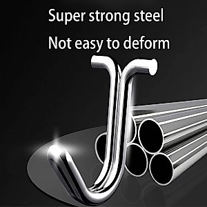 12 Pack Adhesive Wall Hooks for Hanging Heavy Duty 22 lbs Self Adhesive Sticky Hooks Coat Hooks Waterproof Transparent Hooks for Bathroom Shower Kitchen Keys Door/Office Utility Hook