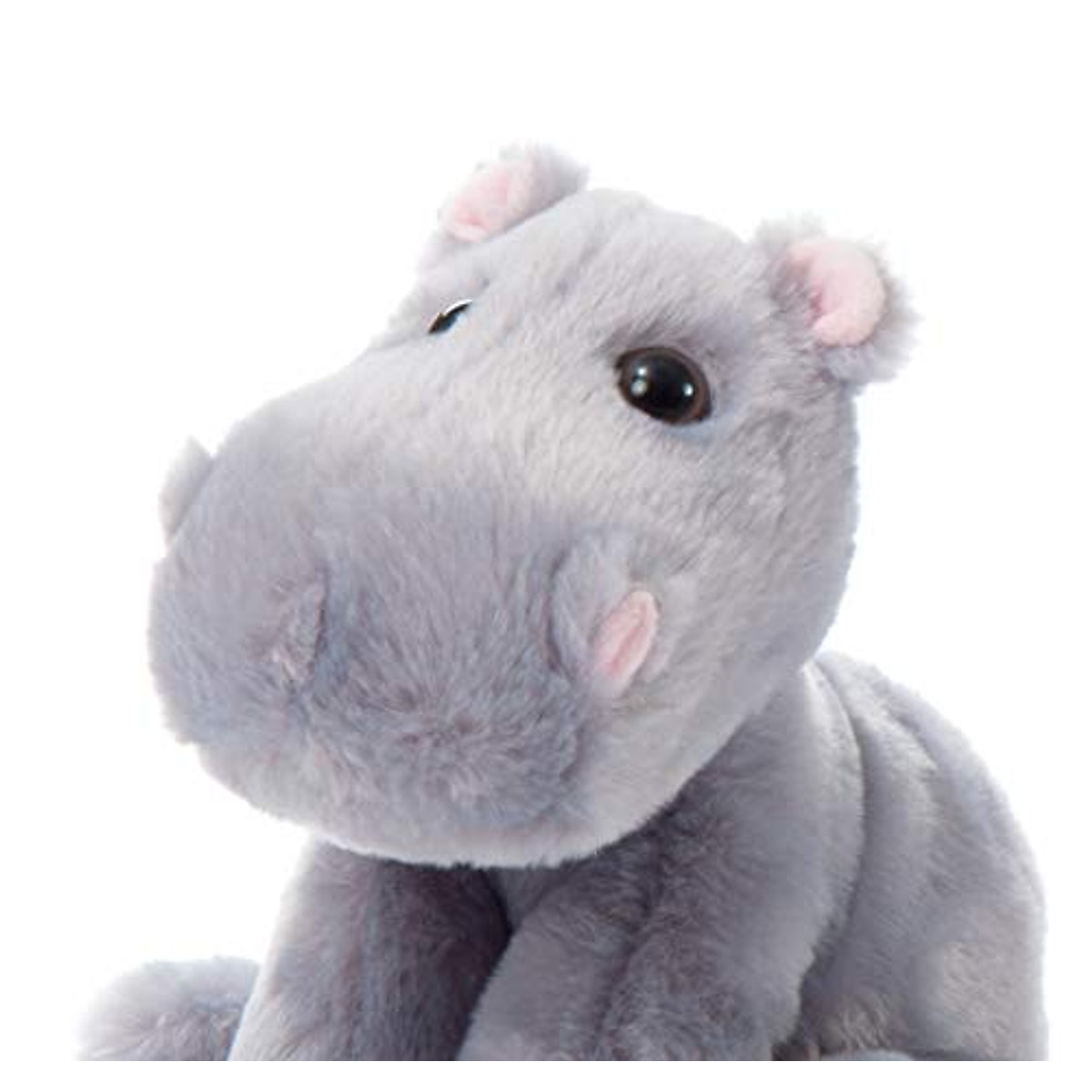The Petting Zoo Hippo Stuffed Animal, Gifts for Kids, Wild Onez Zoo Animals, Hippo Plush Toy 9 inches