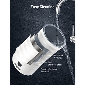 Paris Rhône Milk Frother, 4-in-1 Milk Frother and Steamer, ErgonomicStylish Design, Hot & Cold Milk Steamer with Temperature Control, Auto Shut-Off Frother for Coffee, Latte, Cappuccino, Macchiato