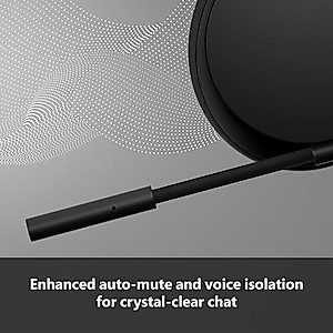 Xbox Wireless Gaming Headset – Over Ear Headphones – Spatial Audio with Dolby Atmos, Windows Sonic Series X|S, One, Windows PC, Mobile – Carbon Black