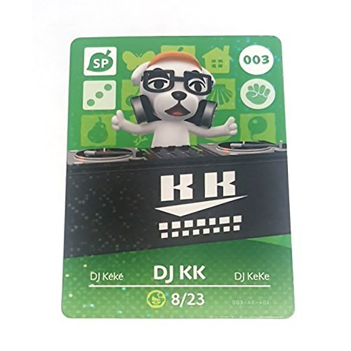 Nintendo Animal Crossing Happy Home Designer Amiibo Card KK DJ KK (KEKE) 003