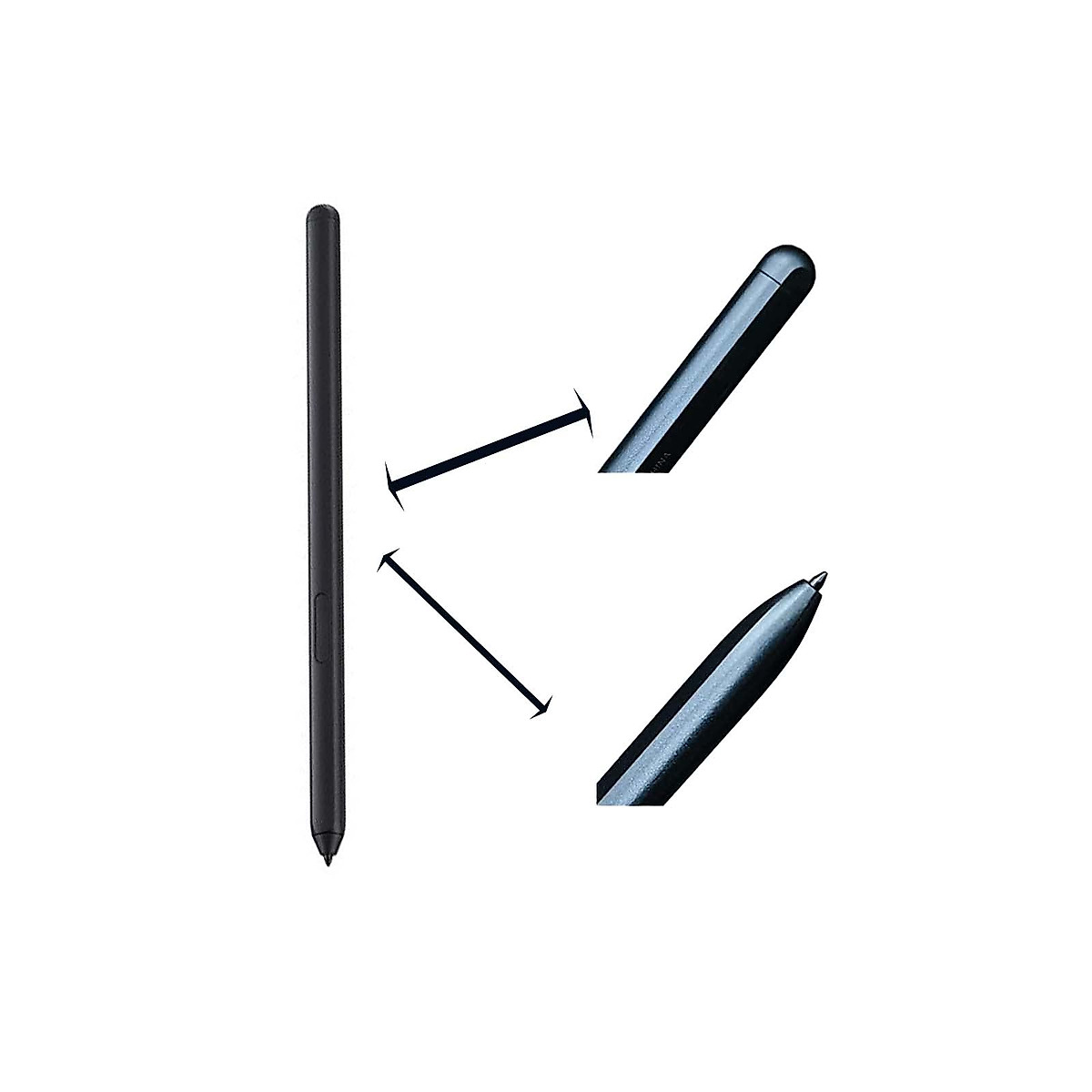 Galaxy Tab S7 Stylus Pen WithBluetooth Replacement s Pen for Samsung Galaxy Tab S7,S7Ultra,S7 Plus SM-T870,SM-T875,SM-T876B Stylus(Black)