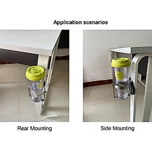 Universal Multidirectional Magnetic Cup Holder, Suitable for Placing All Kinds of Cups on Tractor, Lawnmower and Forklift, Horizontal Mounting Magnetic, Side Mounted Magnetic (1 Pack)