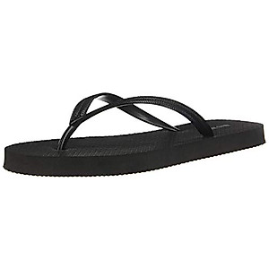 Old Navy Flip Flop Sandals for Woman, Great for Beach or Casual Wear (10, Black)