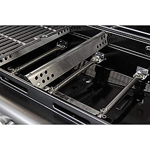 Votenli S9214A(4-Pack) 15 1/8" Heat Plates and Burners for Charbroil 463240015, 463240115, 463343015, 463344015, 463370015, 463433016 463642116, 466343015, 466433016, 469432215, 463432215, 463235815