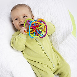 Manhattan Toy 324030 Winkel Rattle and Atom Teether Baby Set, Toy
