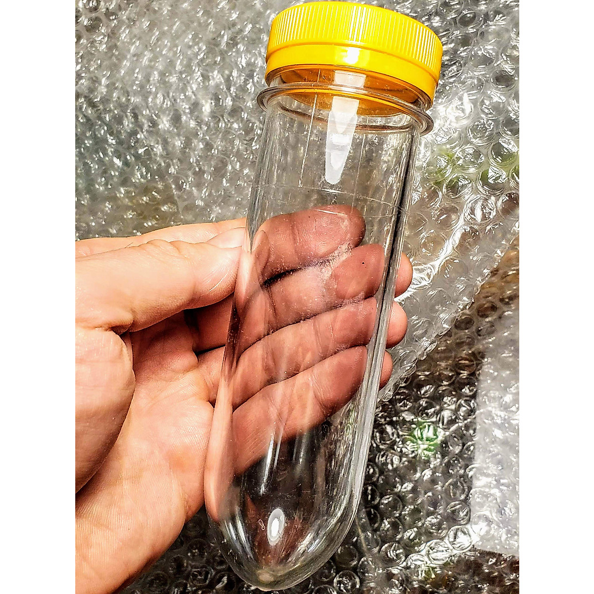 1UA Bottle Extra Large Preform 3x6.75oz and Regular 3x1.5oz (6pcs) Baby Soda Test Tubes Rugged Clear Plastic Geocache Waterproof Storage Science Experiment Container Electronics GPS Housing Unit IoT