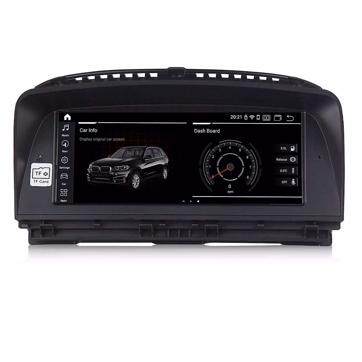 MekedeTech Qualcomm Android 12 Car Radio Stereo 8.8 inch IPS Touch Screen 4GB 64GB Built-in Carplay for BMW 7 Series E65 E66 2001~2008 MASK CCC System