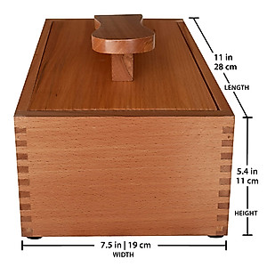 FOOTMATTERS Hardwood Boot & Shoe Care Shine Box - Shine Box Only