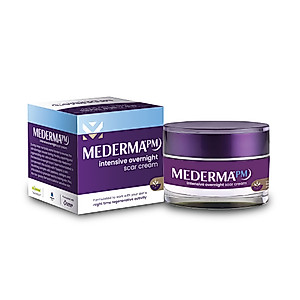 Mederma PM Intensive Overnight Scar Cream - Works with Skin's Nighttime Regenerative Activity - Once-Nightly Application Is Clinically Shown to Make Scars Smaller & Less Visible- 1.7 ounce