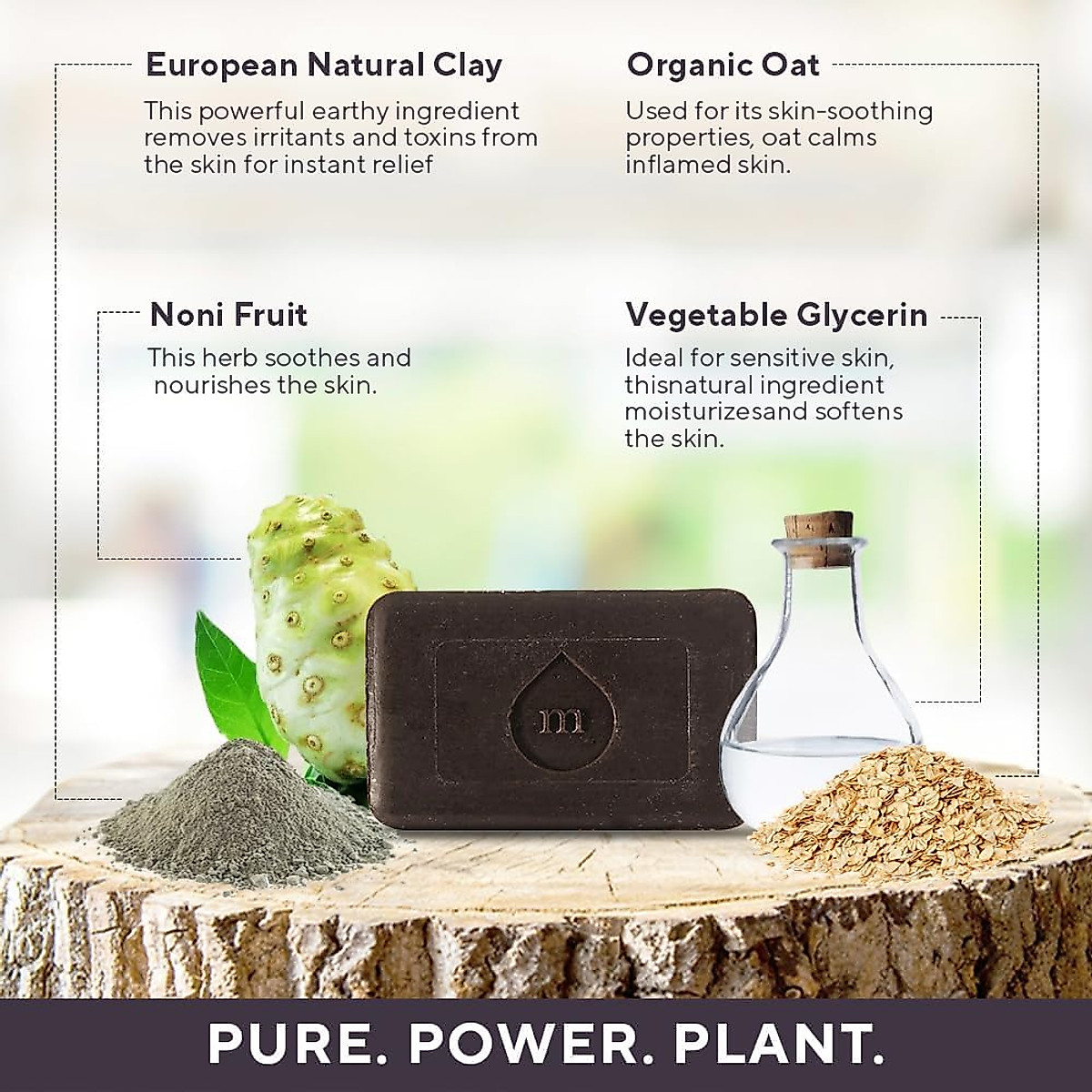 Marie Originals Eczema Face Soap Body Wash Bar – All Natural Psoriasis, Dermatitis Treatment for Dry Itchy Flaky Skin Relief – Gentle Detoxifying, Healing, Anti-Itch, Cleansing Skincare (Pack of 1)