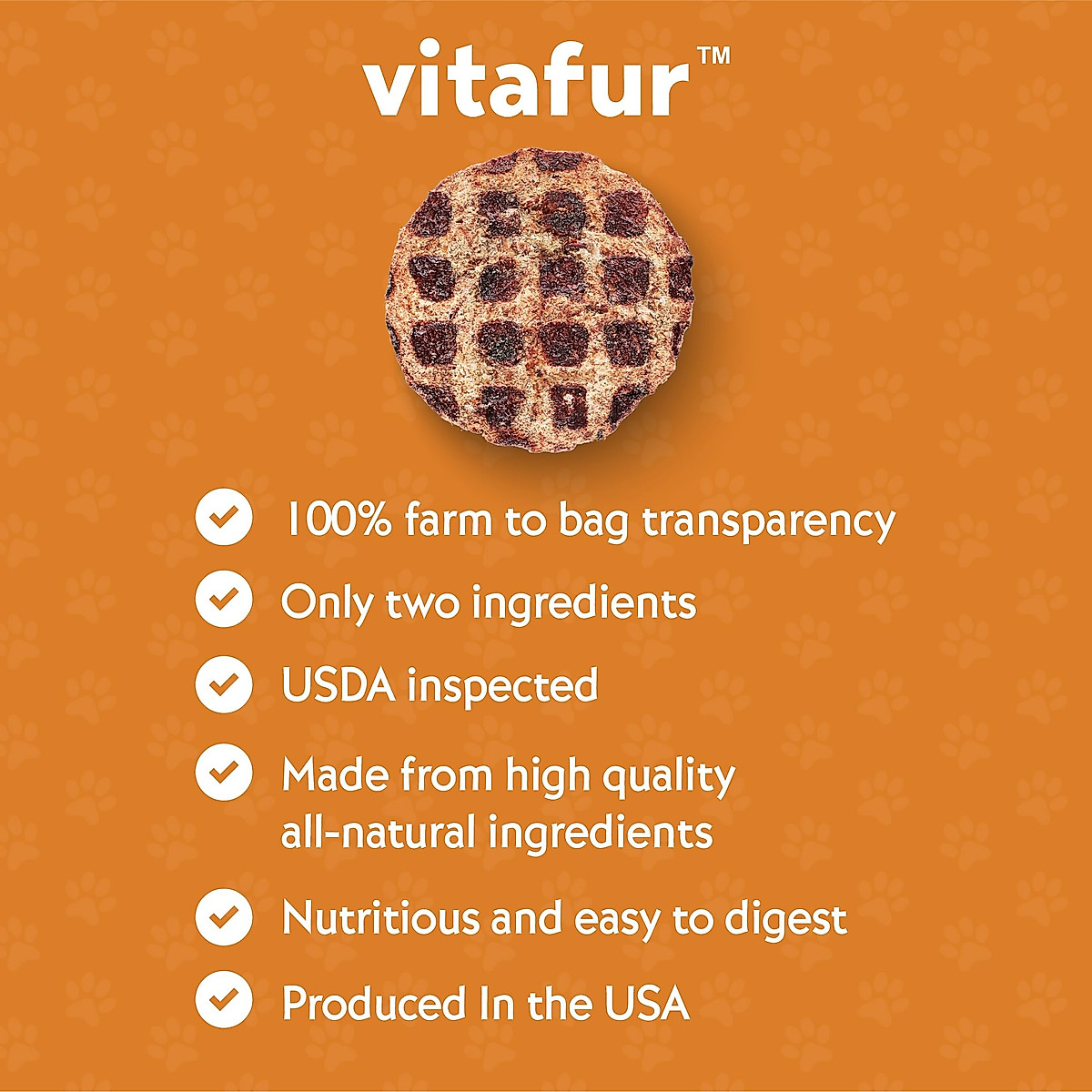 Vitafur Barkin Burger Dog Treats Combo Pack | Salmon and Pumpkin + Beef and Pumpkin Grain Free Dog Treats - Only Two Ingredient All Natural Dog Treats - 2 Pack, 4 oz Each