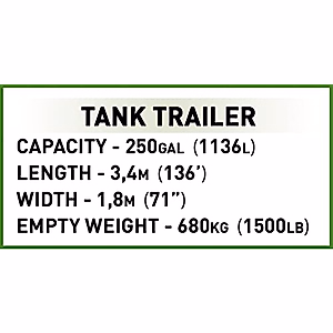 COBI Historical Collection WWII P-47 Thunderbolt™ & Tank Trailer Executive Edition