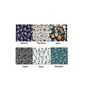 Lunchbox Small Kids Napkins, Pick Your Prints, 12x12 inches, Cotton Single Ply Napkins, Set of 6