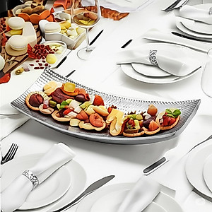 Elegance Serving Tray, 15", Silver