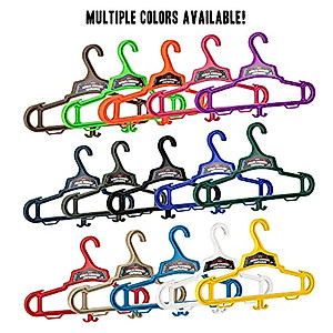 Worlds Strongest Coat Hanger | USA Made | 140 lb Load Capacity | Multipurpose Gear Hanger | RED (24)