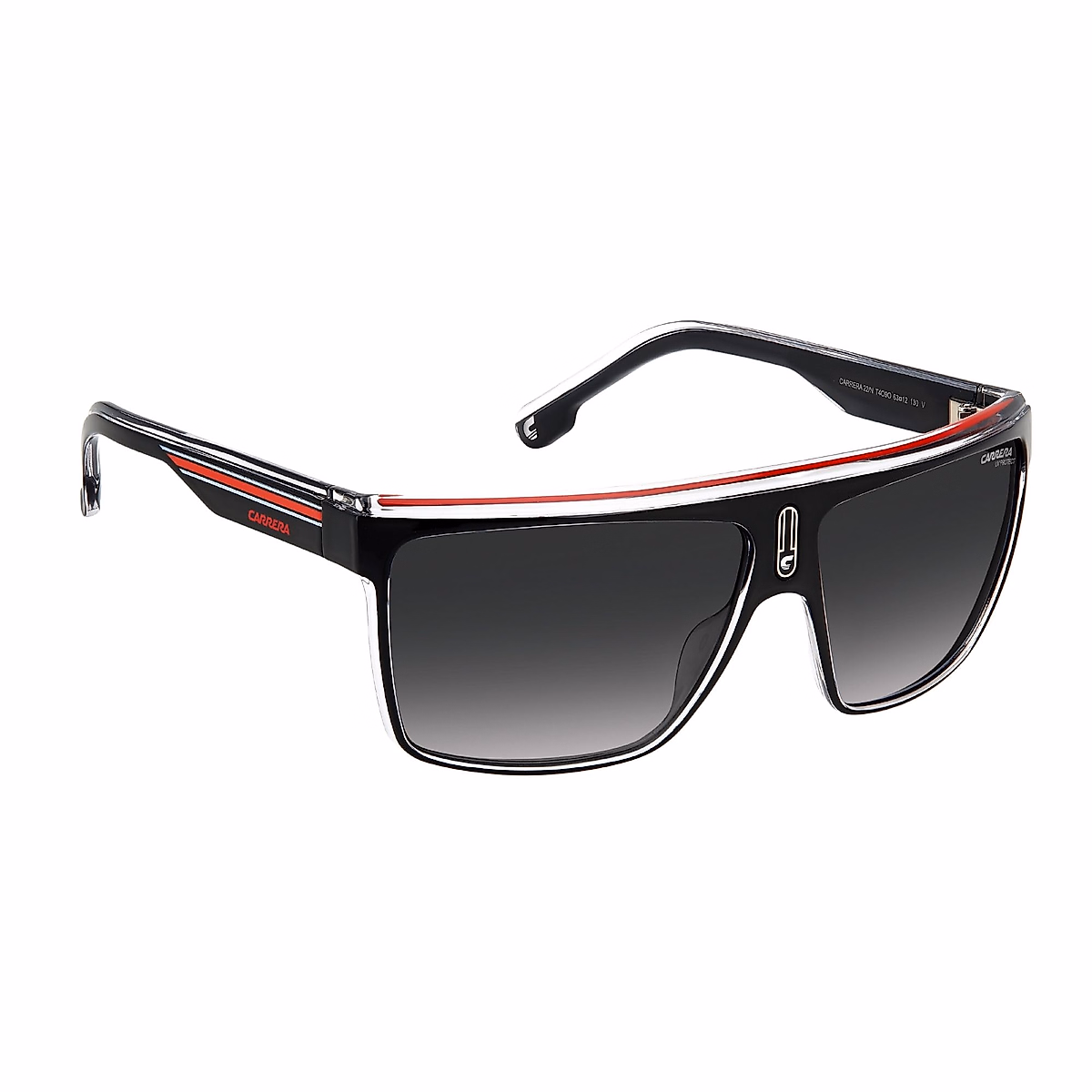 Carrera CARRERA 22/N Black Red/Grey Shaded 63/12/130 men Sunglasses