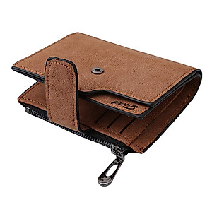 Underleaf RFID Blocking Small Compact Mini Bifold Credit Card Holder Leather Pocket Wallets for Women