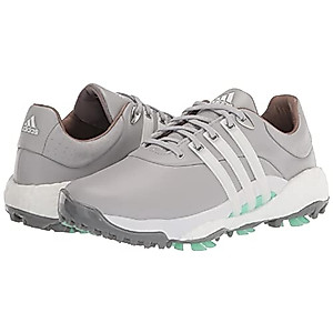adidas Women's Tour360 22 Golf Shoes, Grey Two/Footwear White/Pulse Mint, 7.5