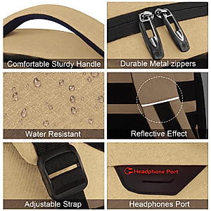 Laptop Backpack,Business Travel Anti Theft Slim Durable Laptops Backpack with USB Charging Port,Water Resistant College Computer Bag for Women & Men Fits 15.6 Inch Laptop and Notebook-Khaki