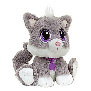Little Tikes Rescue Tales Babies - Fluffy Kitten | Soft Cuddly Plush Pet Toy with Collar, Tag, Home, Stickers, Activities | Ages 3+