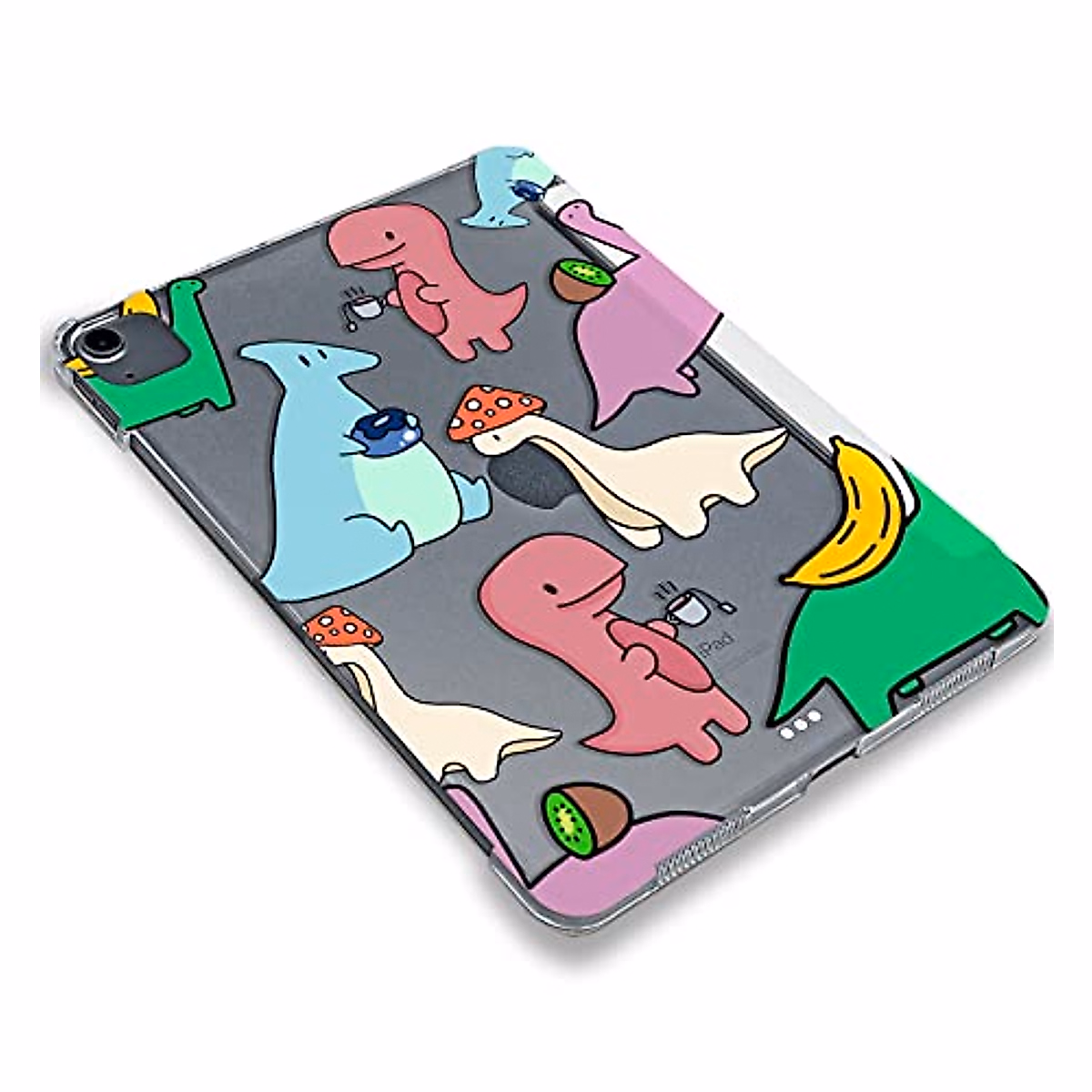 Cute Dino Kid Colorful case Compatible with iPad Mini Air Pro 7.9 8.3 9.7 10.2 10.9 11 12.9 inch Pattern Cover New 2022 2021 Trifold Stand 3 4 5 6 7 8 9 Generation 563 (12.9 Pro 3/4/5 gen)