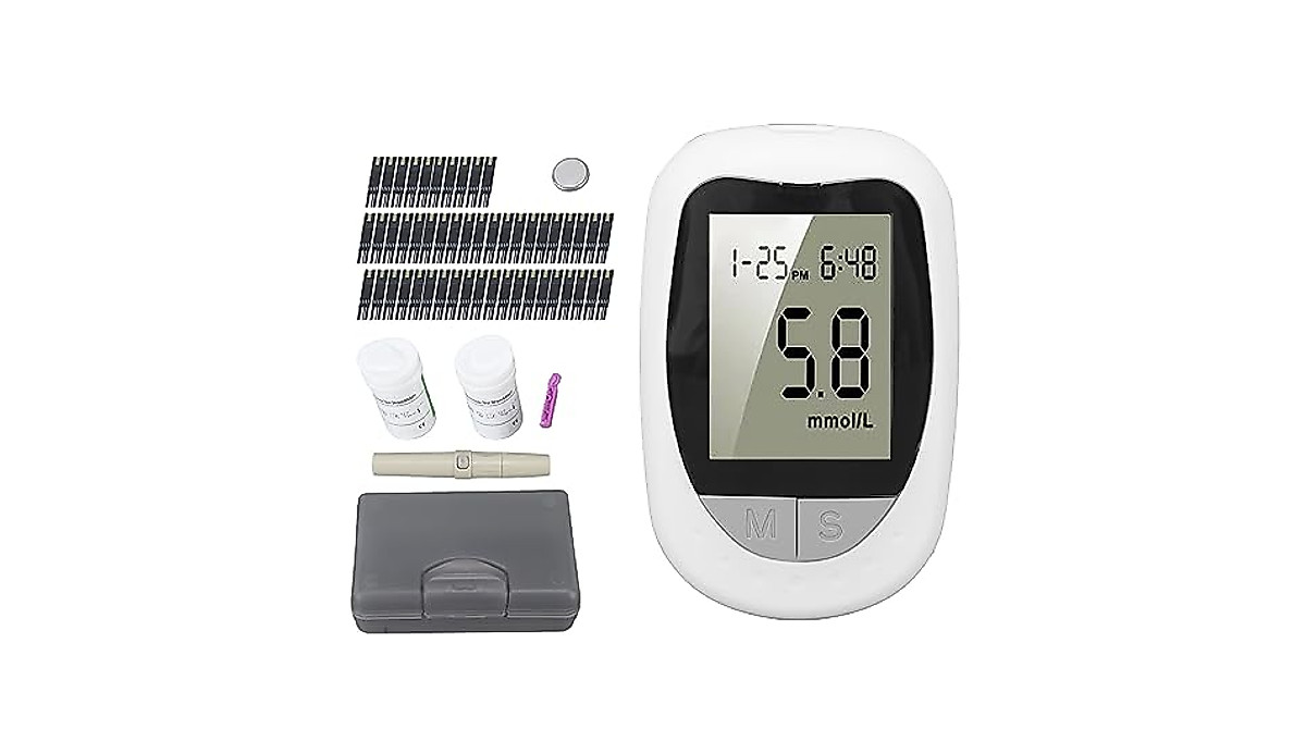 High Accuracy Blood Glucose Monitor Kit with Strips & Lancets
