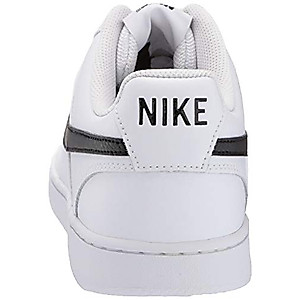 Nike Men's Court Vision Low Sneaker, White/Blackwhite, 12 Regular US