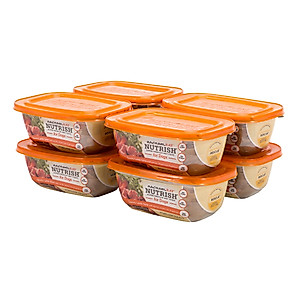 Rachael Ray Nutrish Premium Natural Wet Dog Food, Savory Lamb Stew Recipe, 8 Ounce Tub