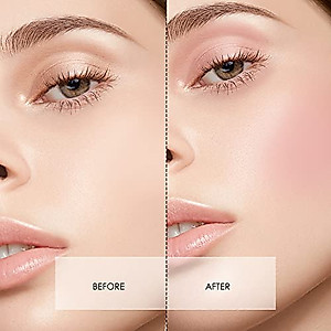 CATKIN Powder Blush Pink Nude Eyeshadow Palette Cheek Highlighter Makeup Palette (C01 Pink)