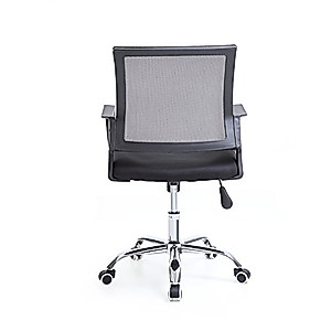 Hodedah Import HI-4025 Black Mesh Office Chair