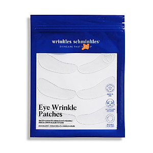 Wrinkles Schminkles Under Eye Patches - Rejuvenate Wrinkles with Medical Grade Silicone Reusable Anti-Wrinkle Patches for Under Eye Treatment, Banish Dark Circles (3 Pairs)