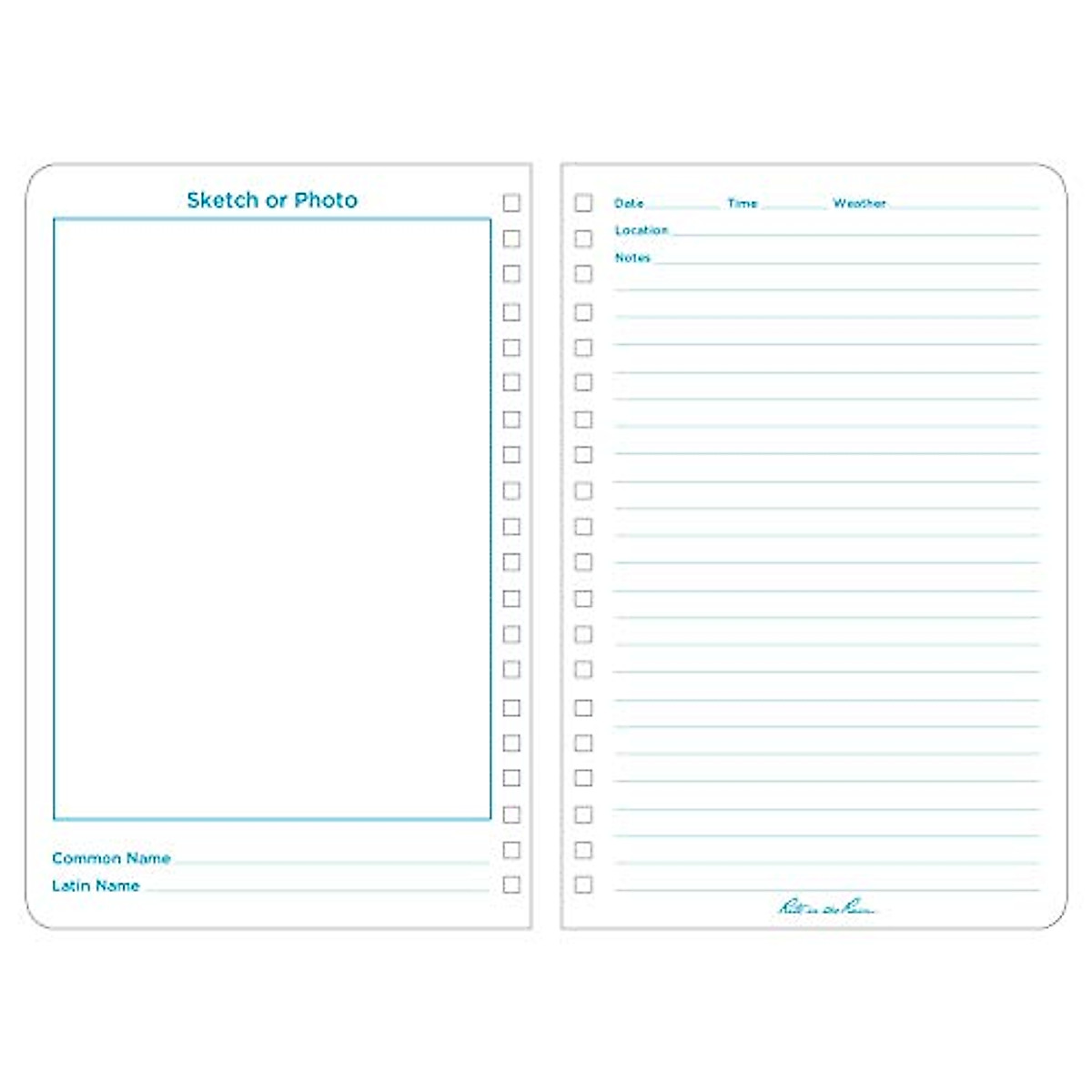 Rite in the Rain All Weather Spiral Notebook, 4 5/8" x 7", Yellow Cover, Birders Journal (No. 195)