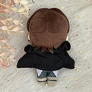 QAHEART BSD Soft Figure Edgar Allan Poe Throw Pillow Anime Soft Figure Hug Pillow Cushions Home Sofa Decoration Collectible for Fans