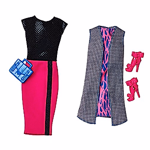 Barbie Fashionista Asian Doll with 2 Additional Outfits