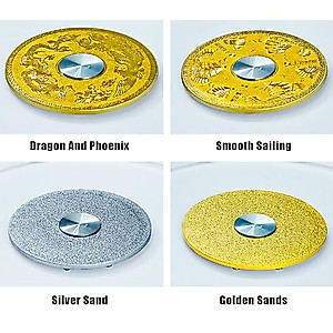 LWQFHI Glass Lazy Susan Turntable Hotel Round Glass Turntable, Susan Lazy Tempered Glass Turntable On Home Dining Table, Glass Lazy Dining Table Turntable 50cm B