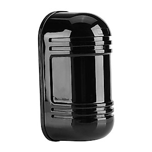 Omabeta 100m Sensor Alarm Dual Beam Photoelectric Infrared Detector Dual Beam Alarm Accessories Black for Home Security Outdoors