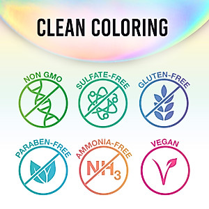 Punky Ebony Semi Permanent Conditioning Hair Color, Non-Damaging Hair Dye, Vegan, PPD and Paraben Free, Transforms to Vibrant Hair Color, Easy To Use and Apply Hair Tint, lasts up to 35 washes, 3.5oz